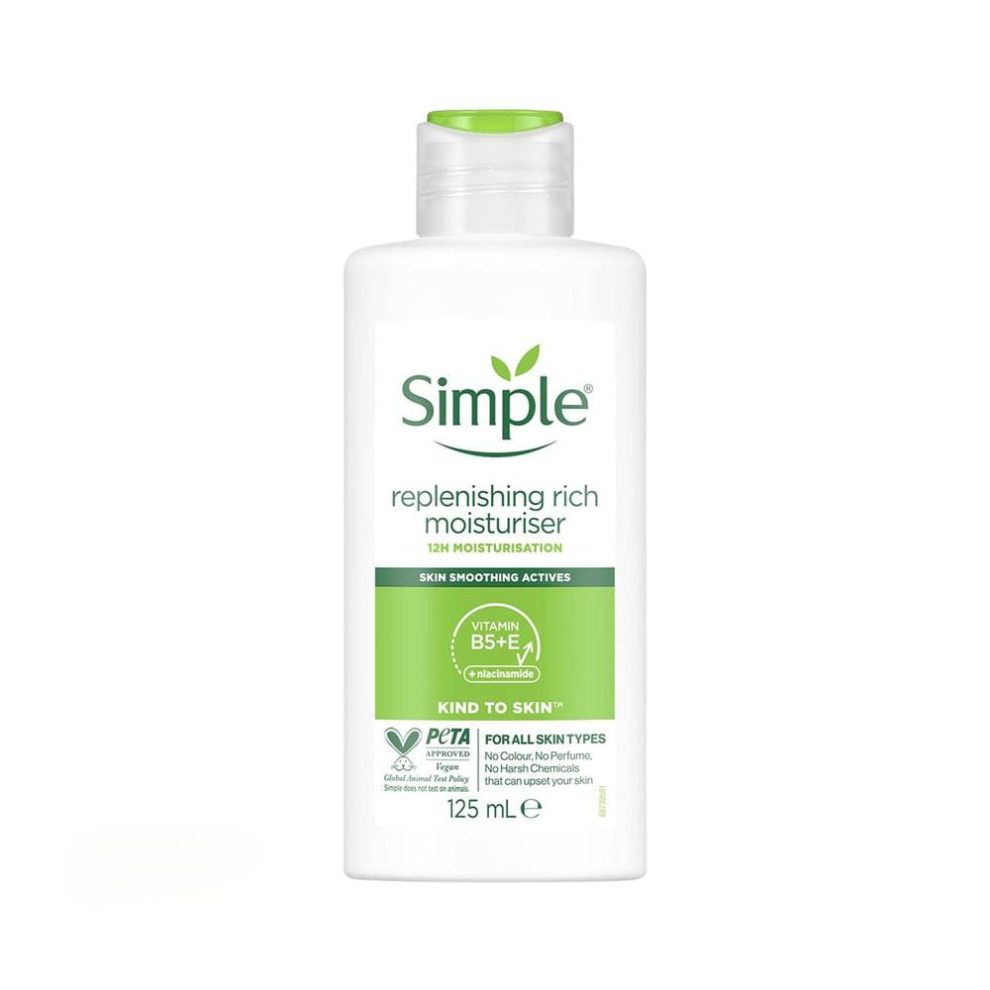 Simple Replenishing Kind to Skin Rich Moisturizer 125ml